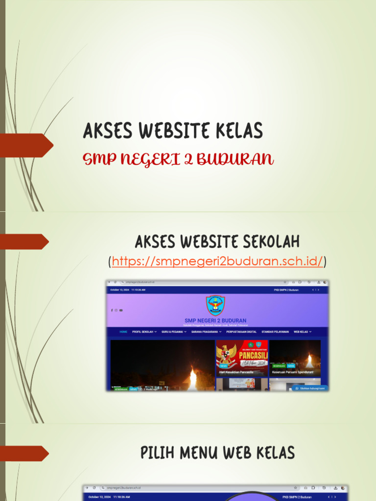 Akses Website Kelas | PDF