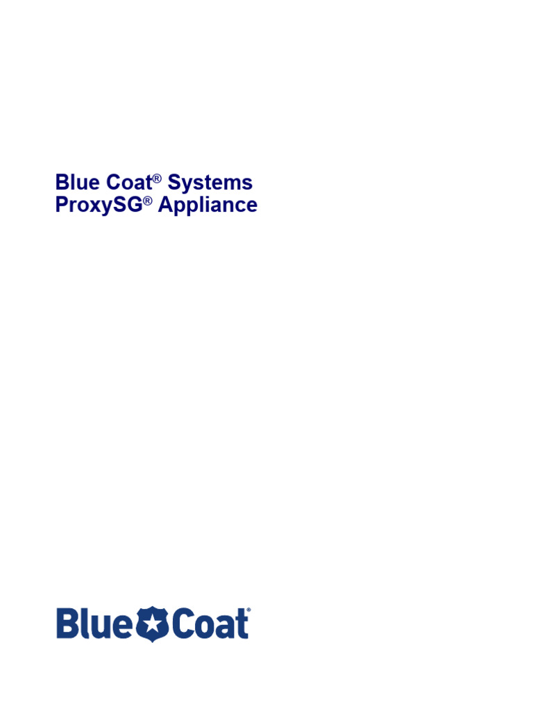 BLUECOAT-Downgrade Guide | PDF | Proxy Server | Command Line Interface