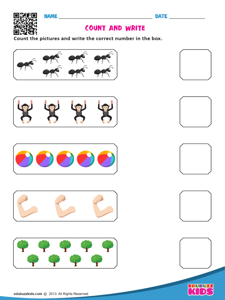 Count and Write 1 | PDF