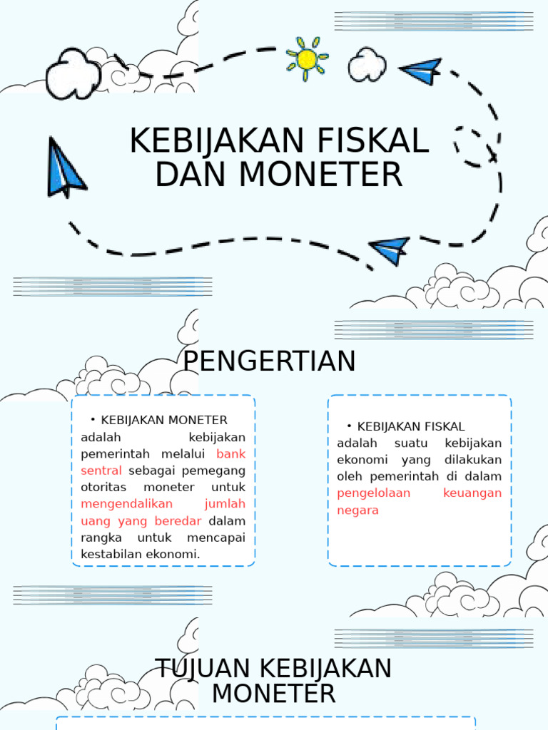 Perbandingan Kebijakan Fiskal dan Moneter | PDF