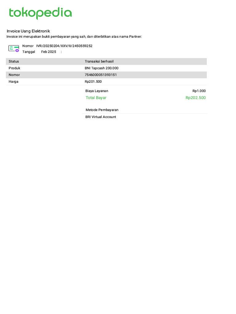 Invoice 2450559252 | PDF