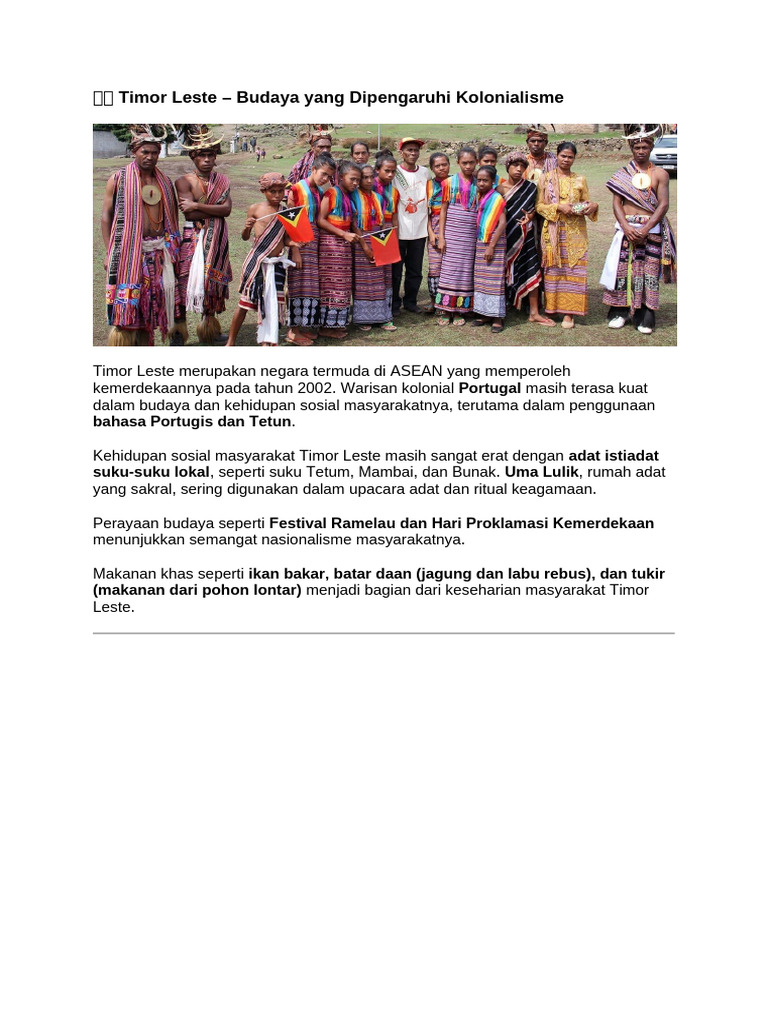 ?? Timor Leste | PDF