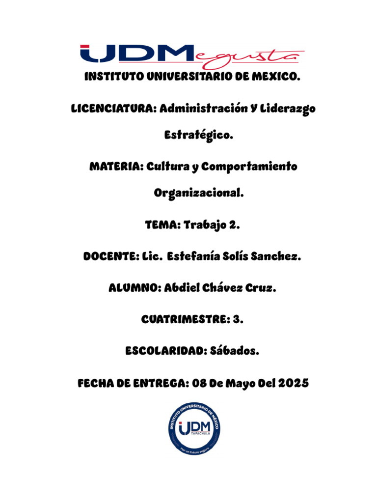 Documento (33 | PDF | Cultura organizacional | Comportamiento