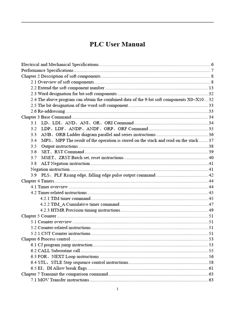 PLC Software User Manual | PDF | Software Engineering | Computer Architecture