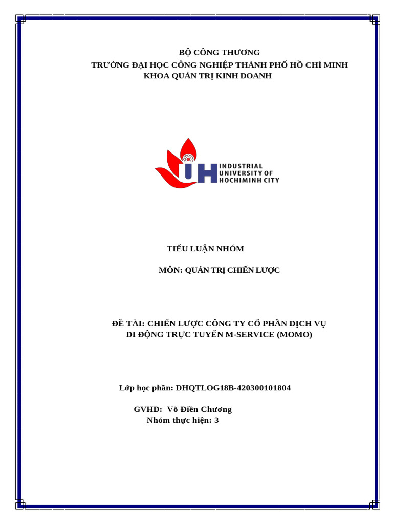 Nhóm 3- QTCL (1) | PDF