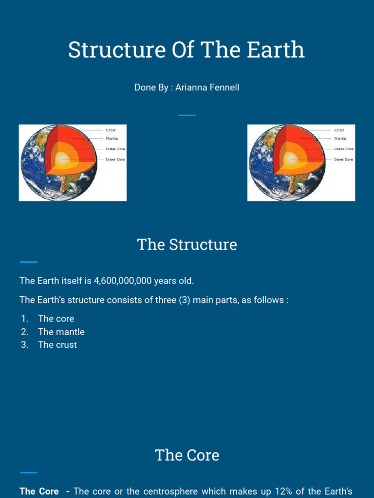 Structure of The Earth | PDF