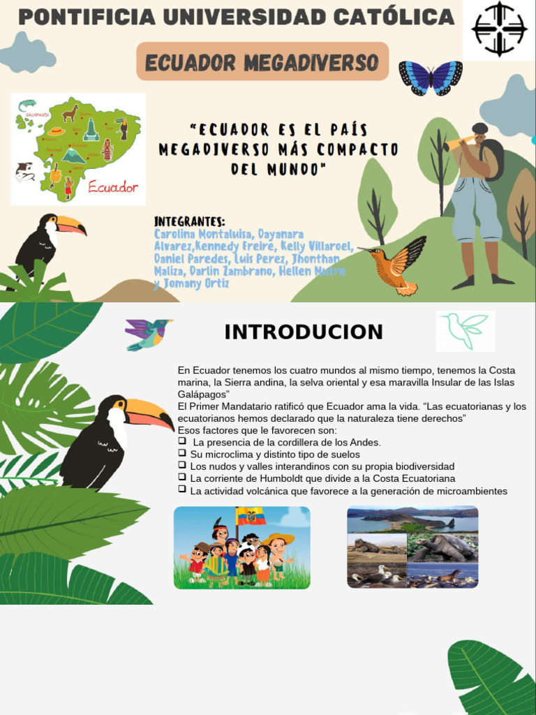 Ecuador Megadiverso Diapo (1) | PDF