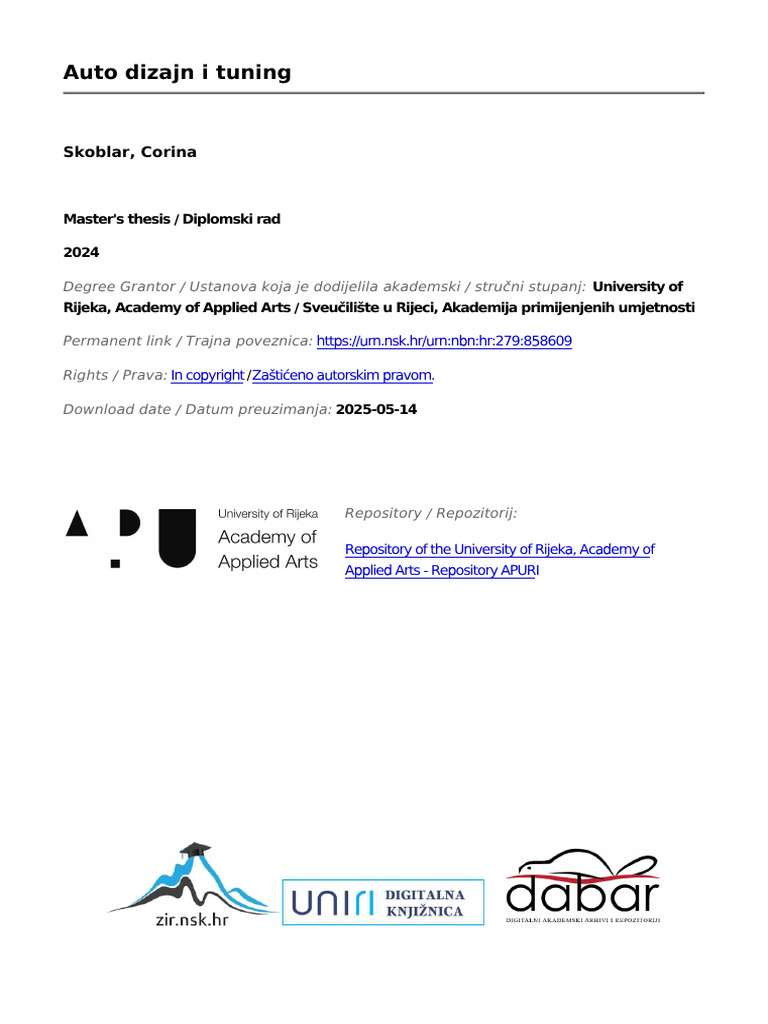 Auto Dizajn I Tuning | PDF