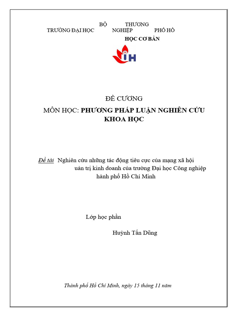 PPLNCKH - NHÓM 2 FINAL | PDF