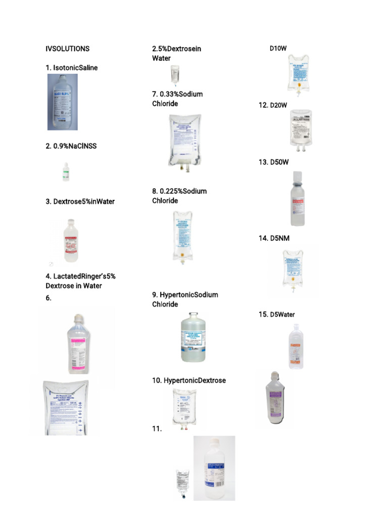 Iv Solutions | PDF