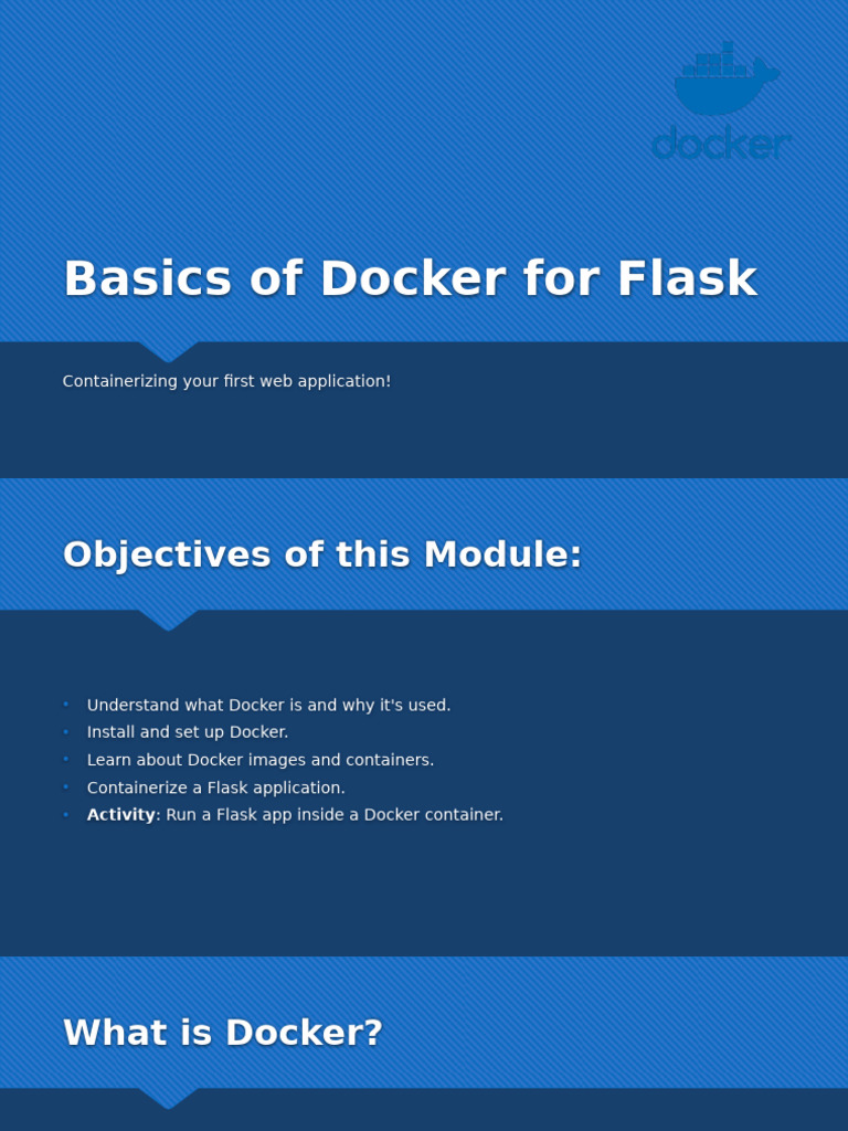 Basics of Docker For Flask | PDF