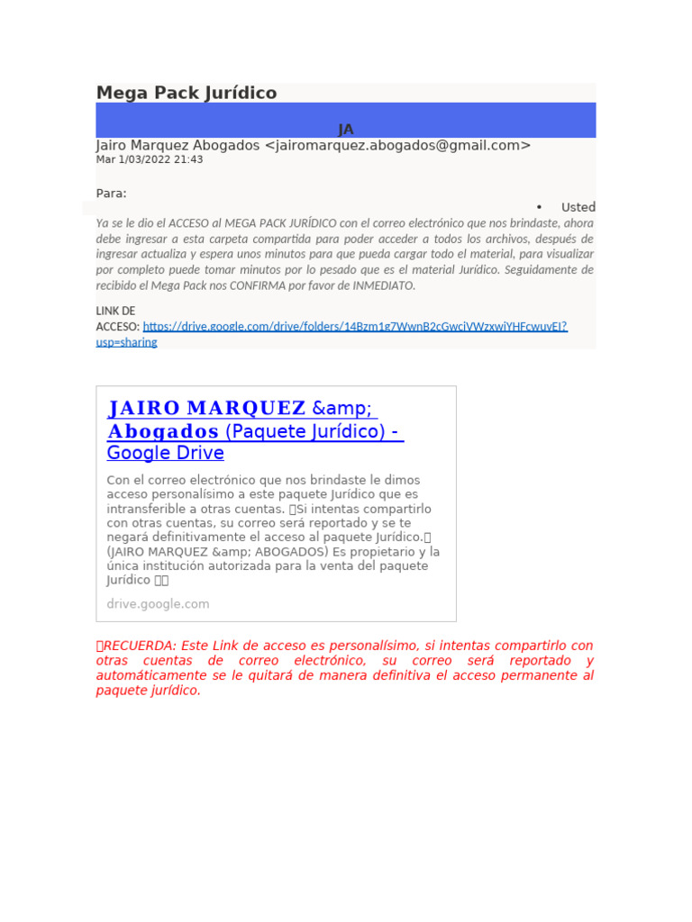 Mega Pack Jurídico | PDF