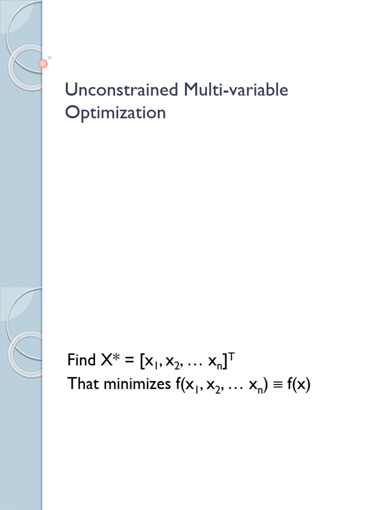 4_Fungsi Multivariable tanpa kendala 2021 | PDF | Mathematics | Mathematics Of Computing