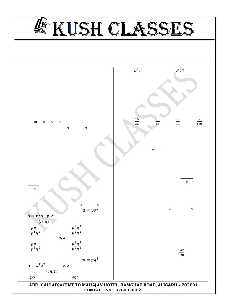 Real Numbers-2 - 250405 - 124125 | PDF | Numbers | Rational Number