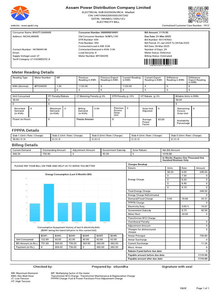 English | PDF | Power (Physics) | Electric Power