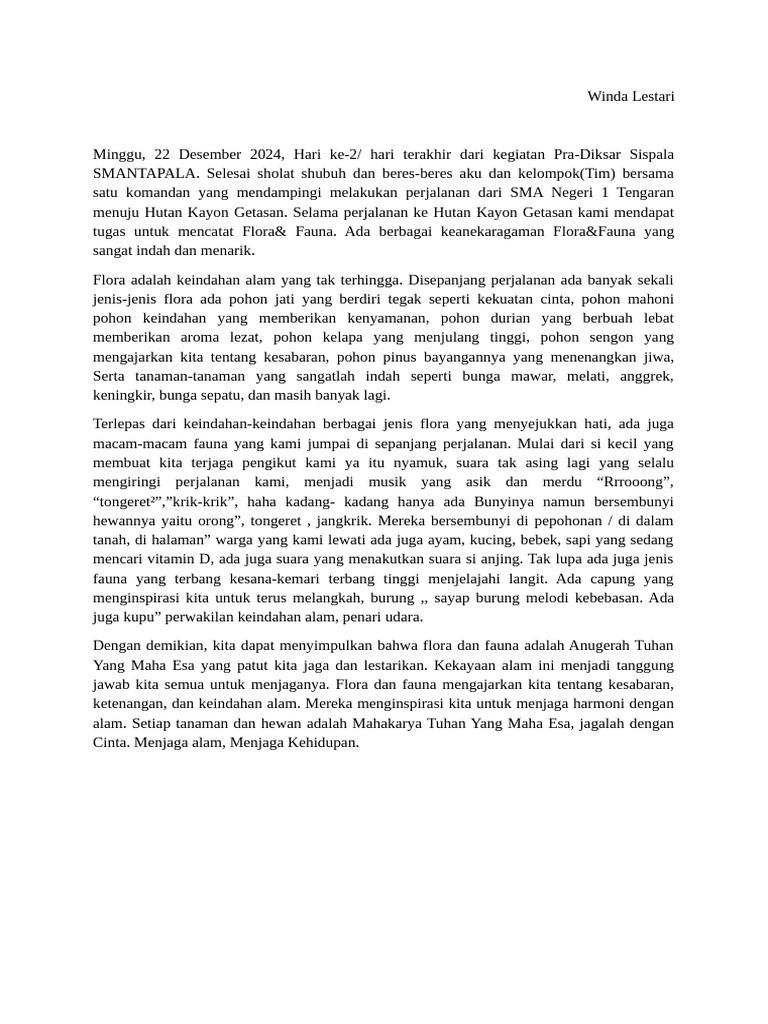 Winda Lestari. | PDF