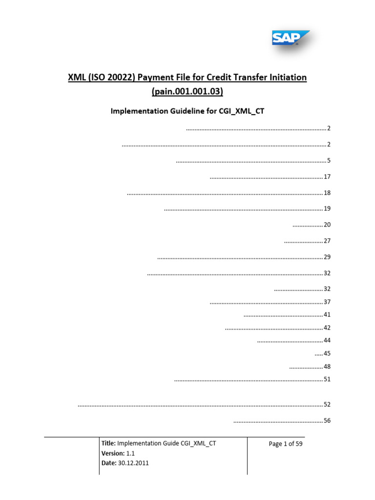 DMEE Format Tree CGI - XML - CT - 1 | PDF | Computing
