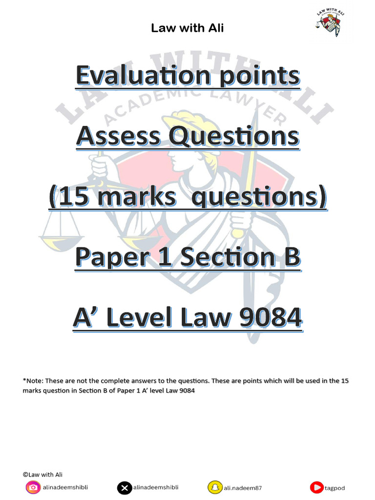AS Law 9084 P1 Evaluation Points | PDF | Bail | Precedent