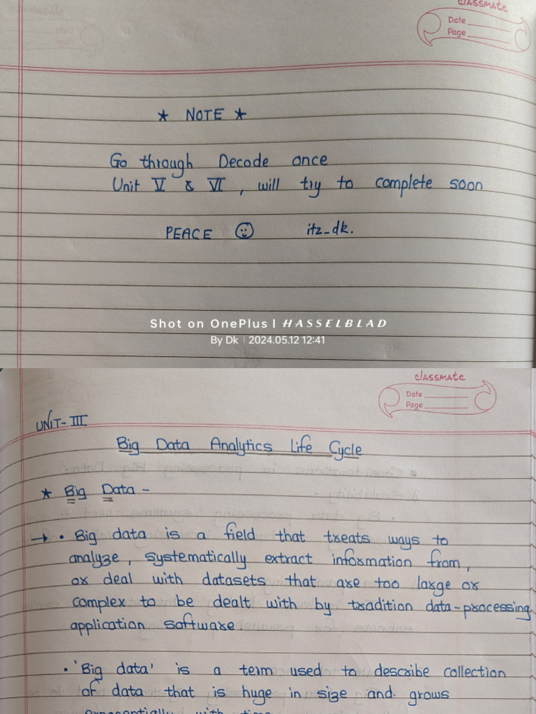 DSBDA 3 & 4 Notes by DK? | PDF