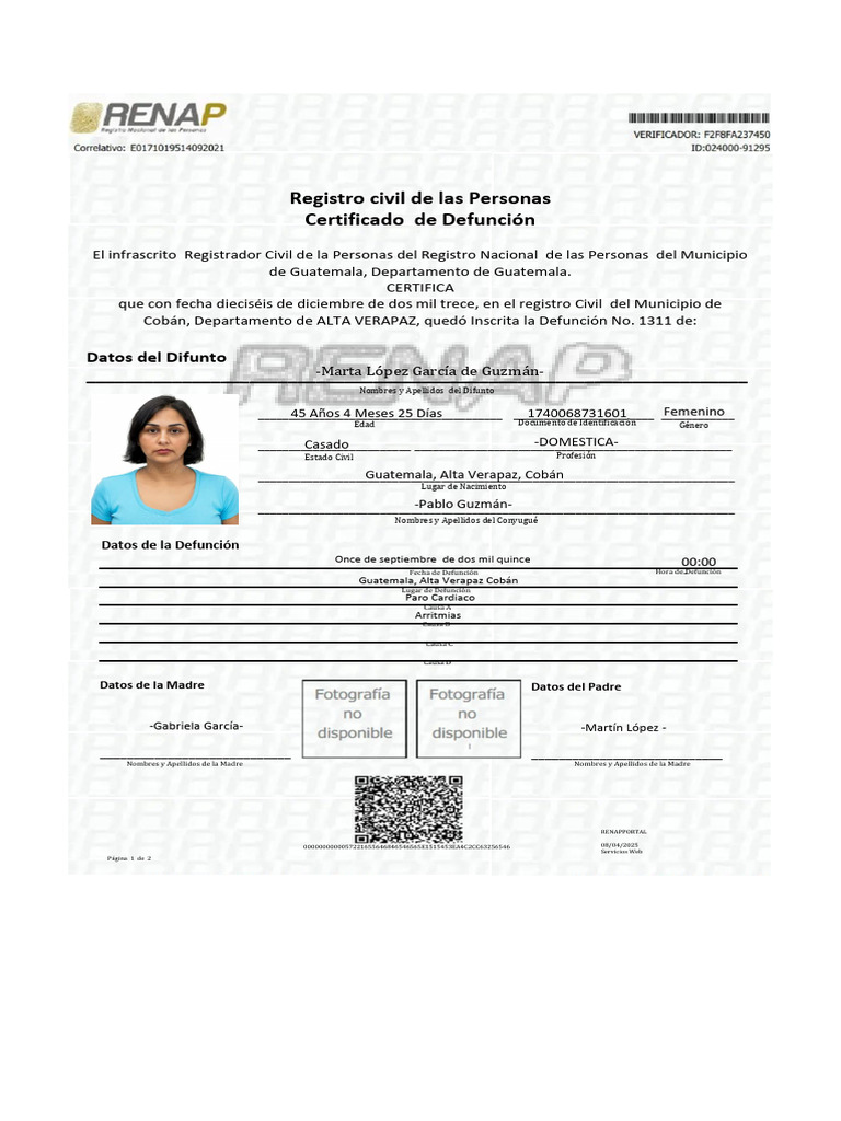 renap (1) | PDF | Directorios | Privacidad