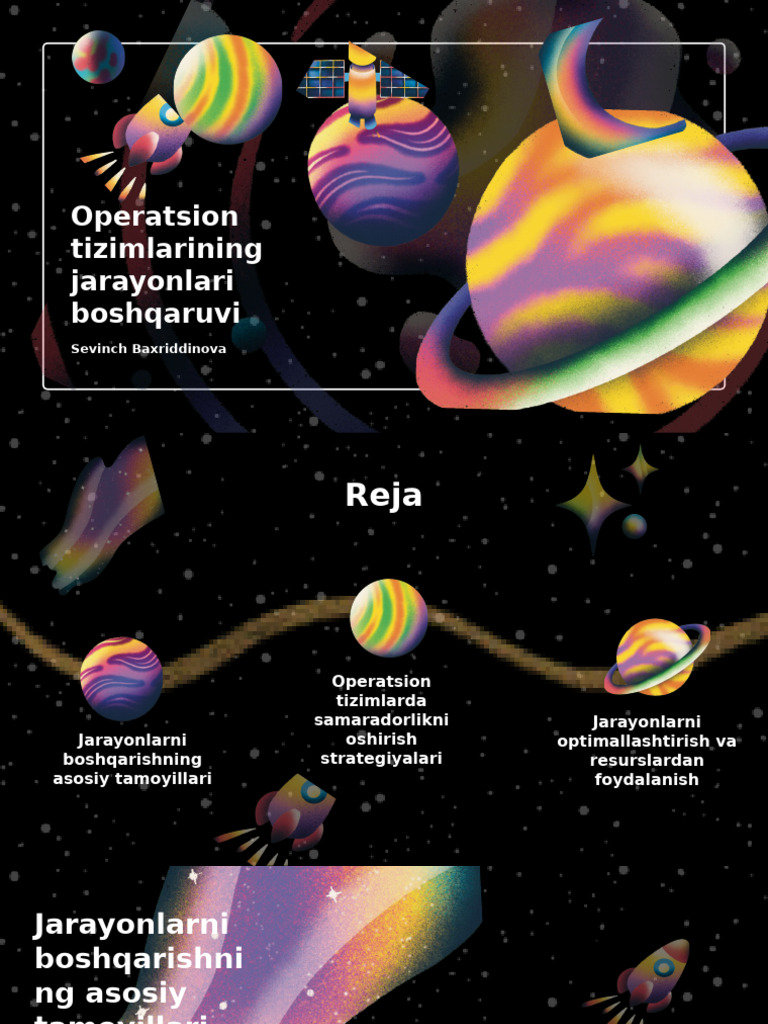 Operatsion Tizimlar 1 | PDF