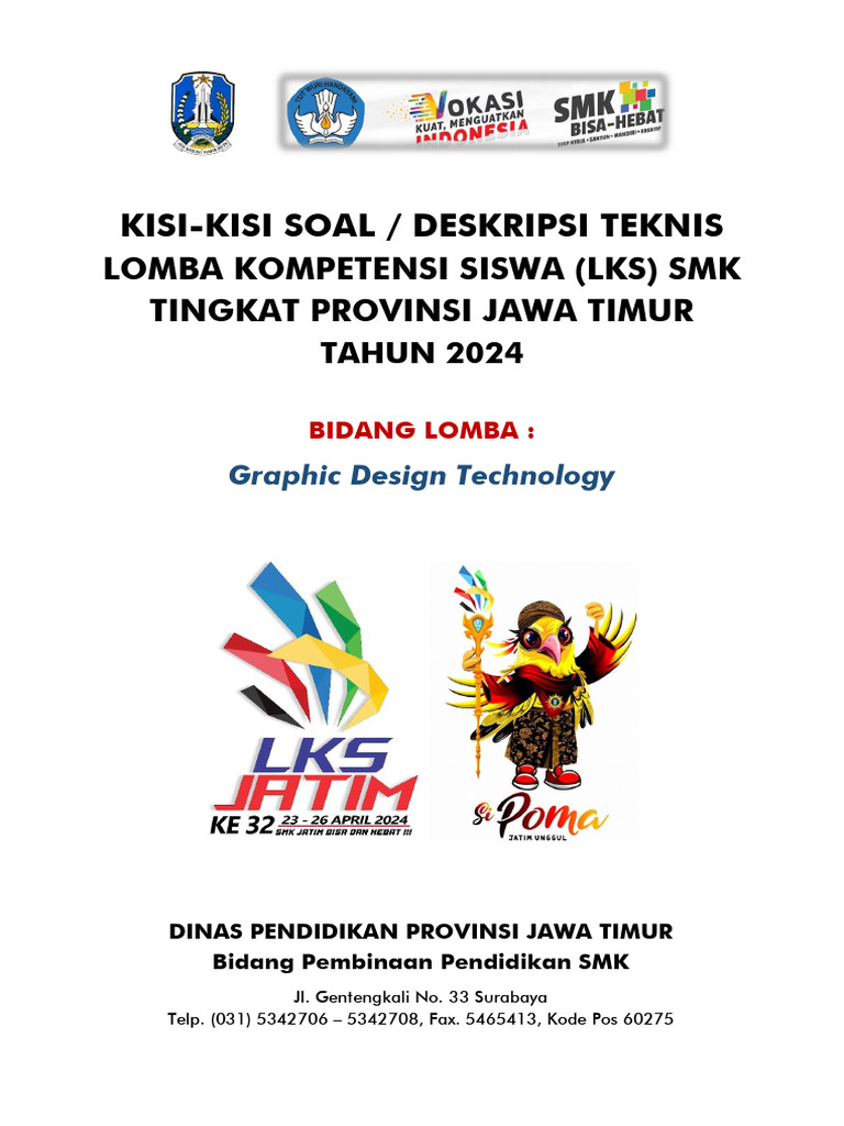 Kisi-Kisi Lomba Desain Grafis 2024 | PDF
