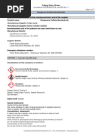 Unitor USC Safety Data Sheet | PDF | Firefighting