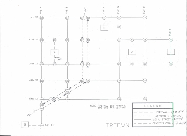 Traffic Flow Analysis Map | PDF