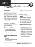 Pathfinder Basic Staff Training | PDF | Disciplines | Learning