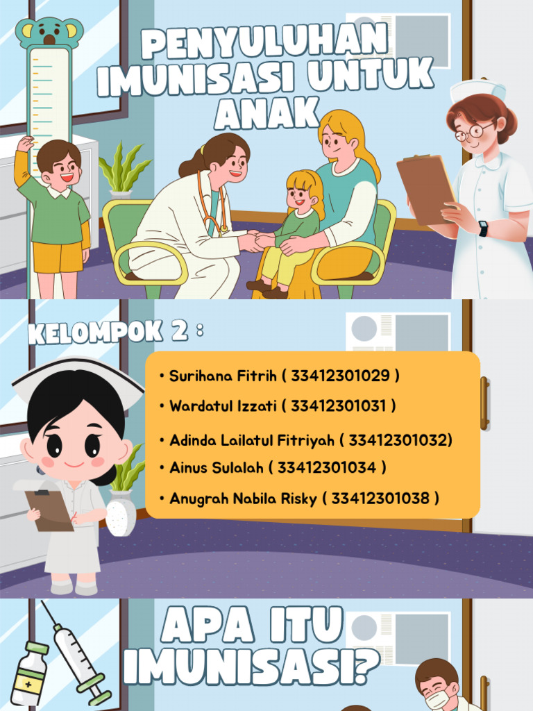 Hijau Dan Kuning Ilustrasi Presentasi Pentingnya Imunisasi - 20250504 - 113849 - 0000 | PDF
