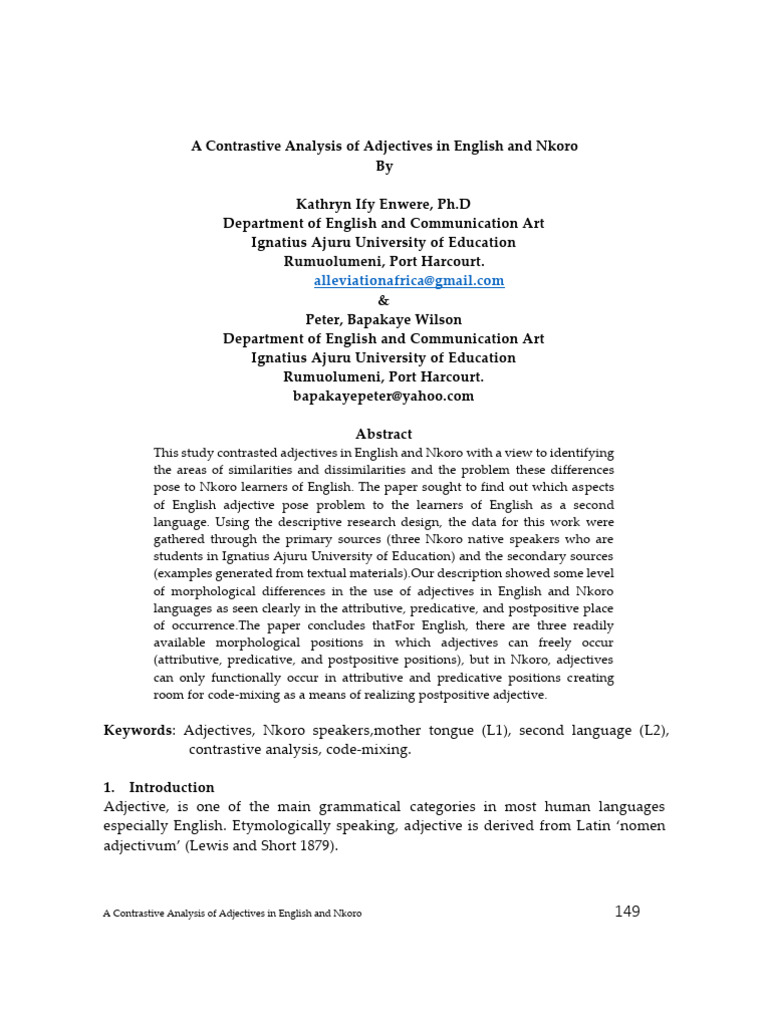 012.-A-Contrastive-Analysis-of-Adjectives-in-English-and-Nkoro | PDF ...