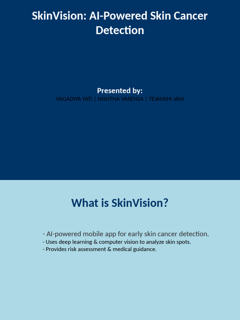 SkinVision AI Unique Designs | PDF