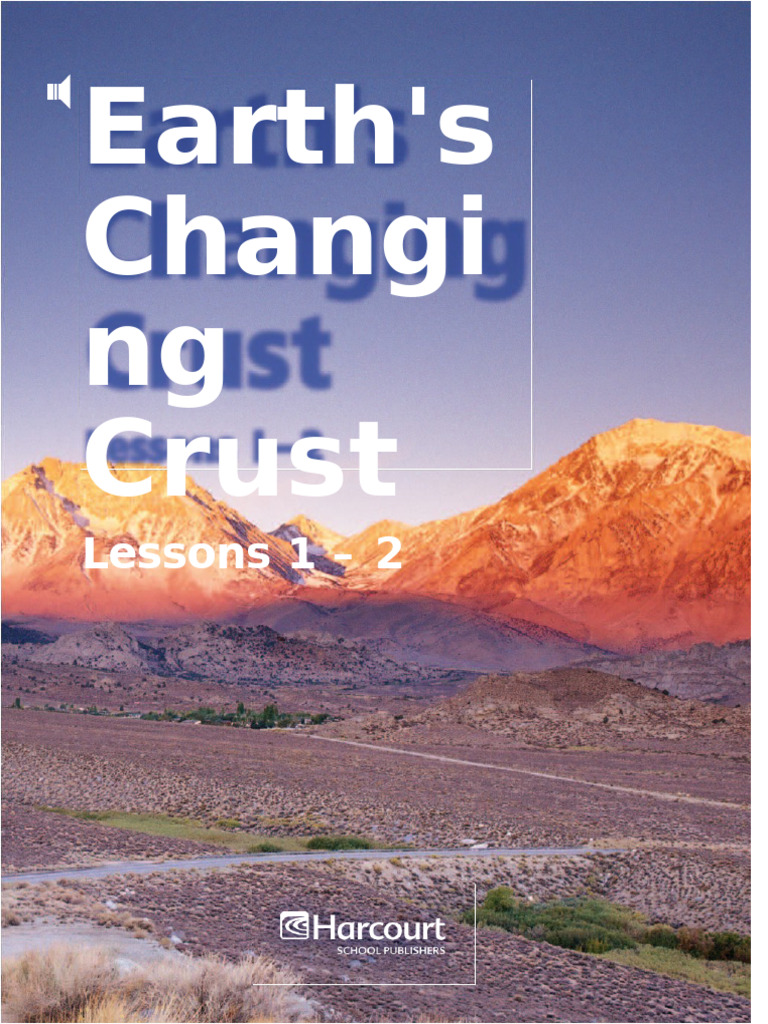 Earths Changing Crust Lessons 1-2-19 Trang | PDF | Plate Tectonics | Earth