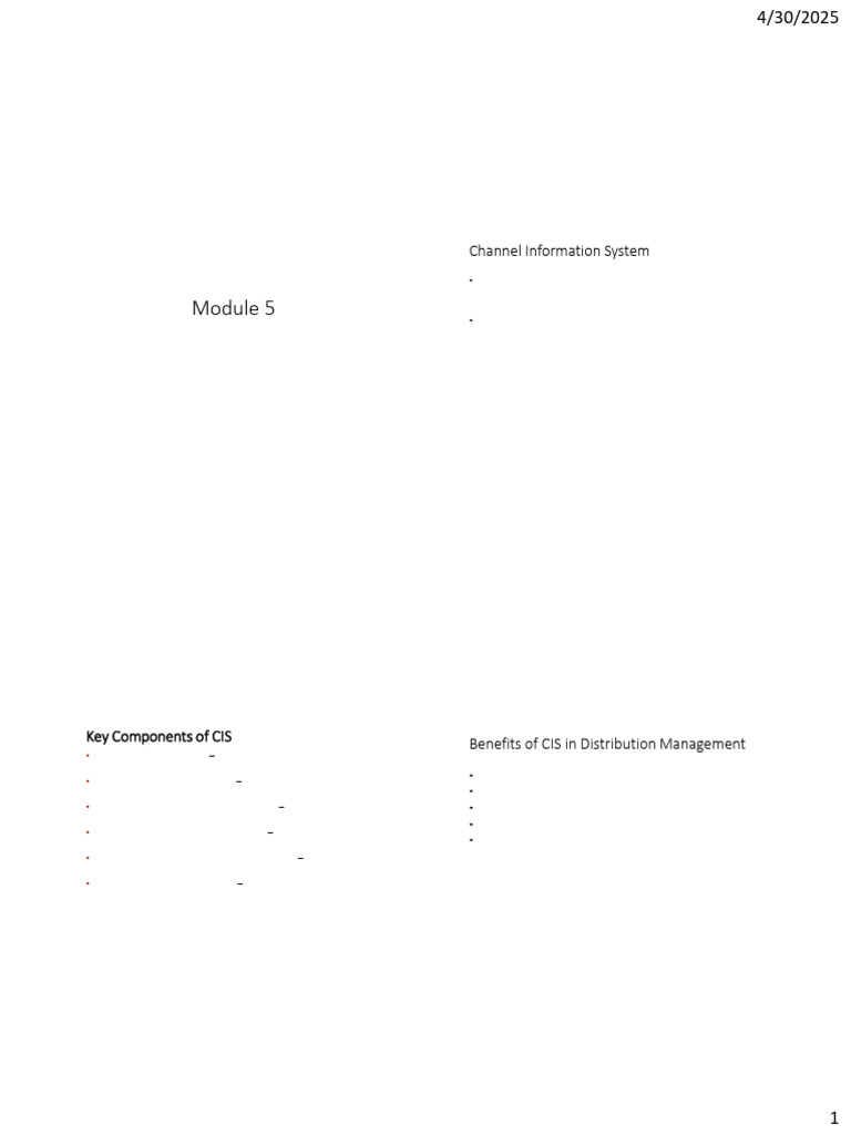 Mod - 5 Upload | PDF | Franchising | Retail