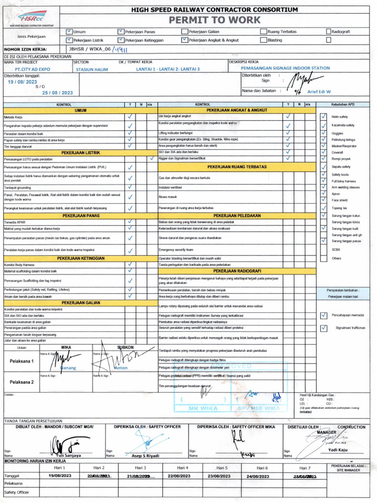 Work Permit City Ad Kcic | PDF
