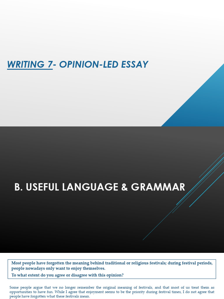 Writing 7 - Opinion-Led Essay | PDF | Cost Of Living | Climate Change