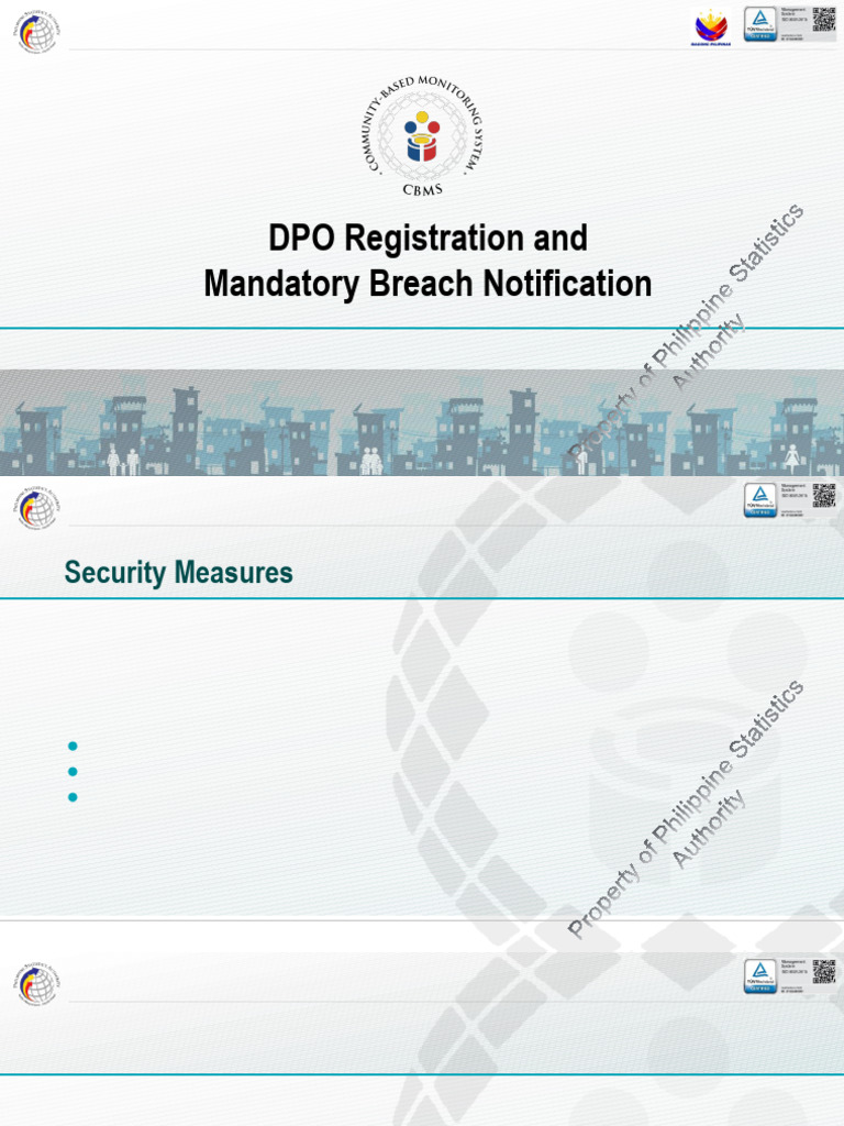 CBMS DPO Registration and Mandatory Breach Notification - Merged | PDF ...