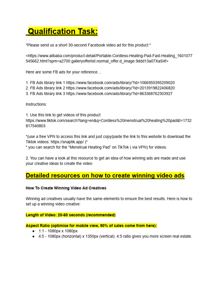 Assignment Video E Internshala | PDF