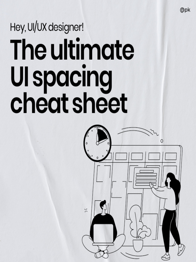 UI Spacing Cheat Sheet Guide | PDF | Typefaces | Written Communication