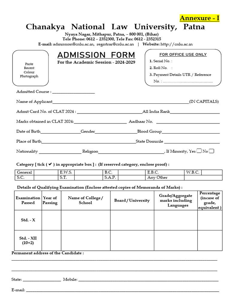 Annexure I, II, III and Declaration | PDF | Affidavit | Justice