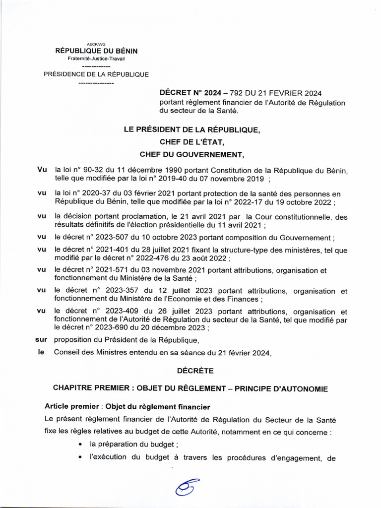 Decret 2024 792 | PDF