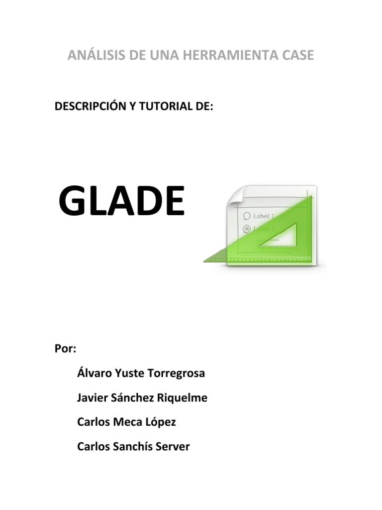 Descripcion y Tutorial de GLADE (AESM) | PDF | Widget (Gui) | Ventana (informática)