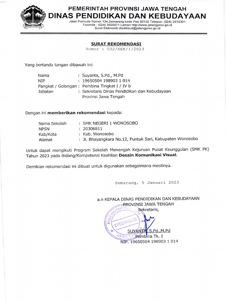 REKOMENDASI DKV | PDF