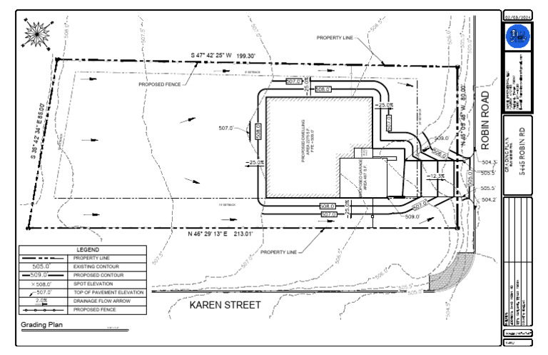 Robin RD Grading Plan 02022024 | PDF