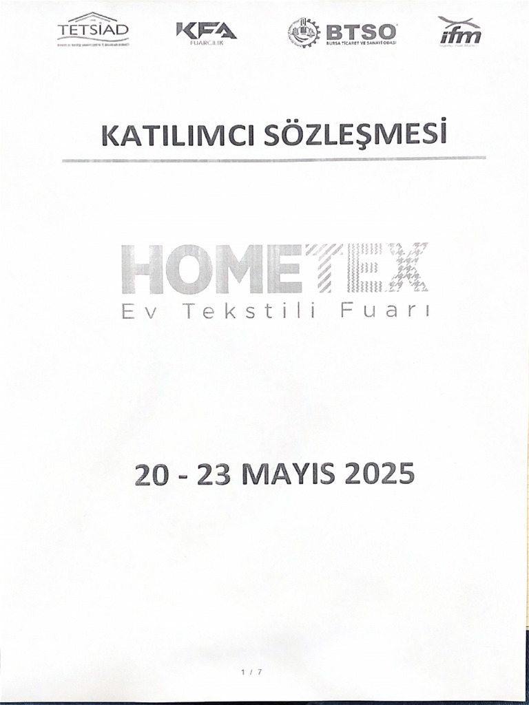 Hometex 2025 | PDF