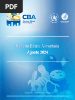 Costo de la Canasta Básica en Guatemala 2024 | PDF | Alimentos | Caloría