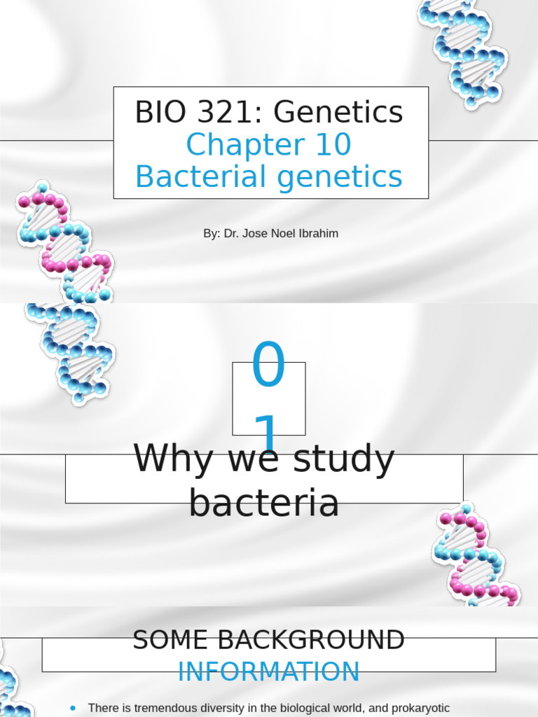 Chapter 10- Bacterial Genetics | PDF | Bacteriophage | Genetic Recombination