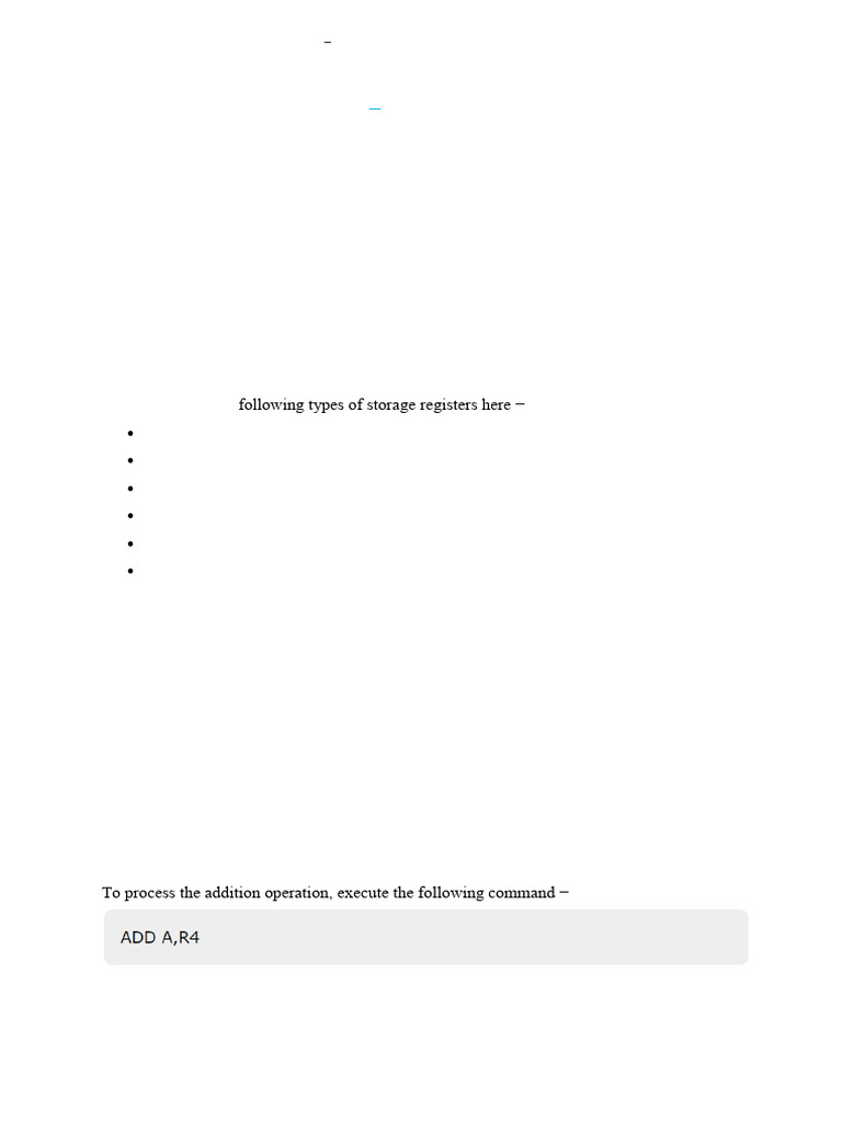 CH#5 - Embedded Systems - Registers and Timers-Counters | PDF | Central ...