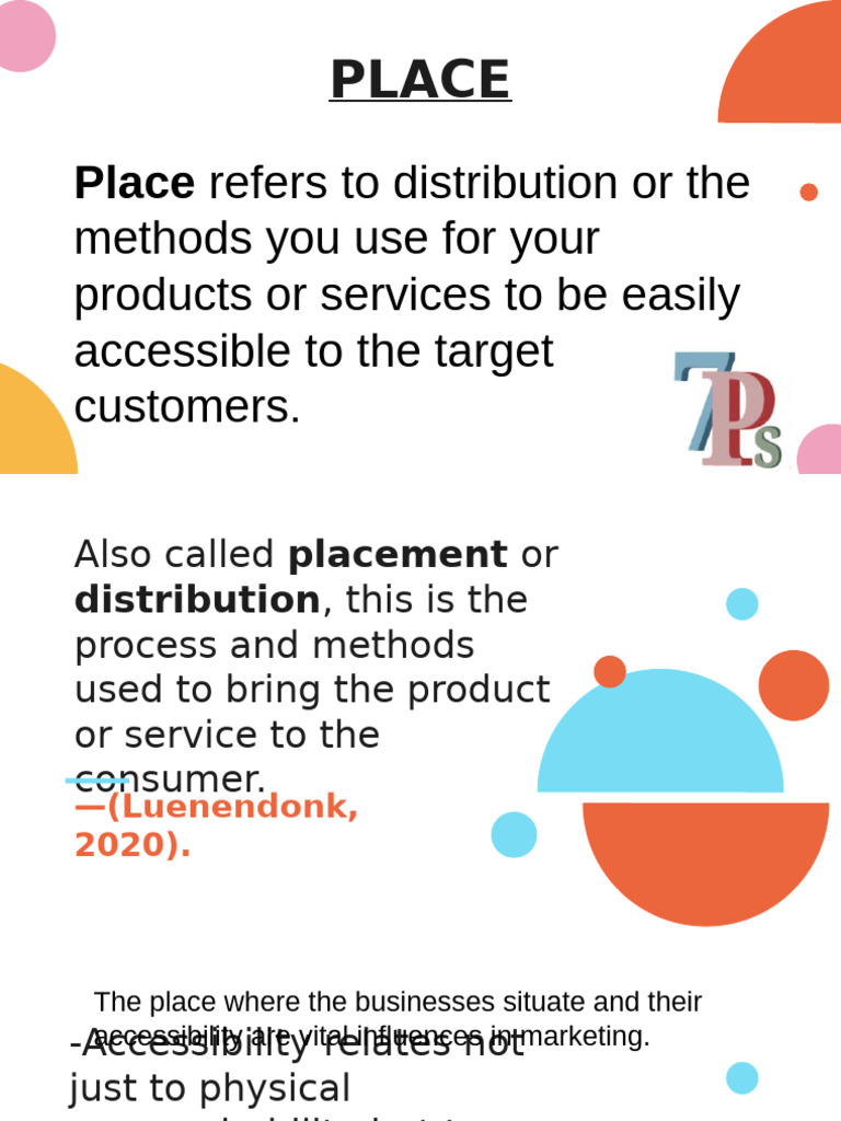 Marketing Mix: Place, Price, Promotion | PDF | Marketing | Pricing