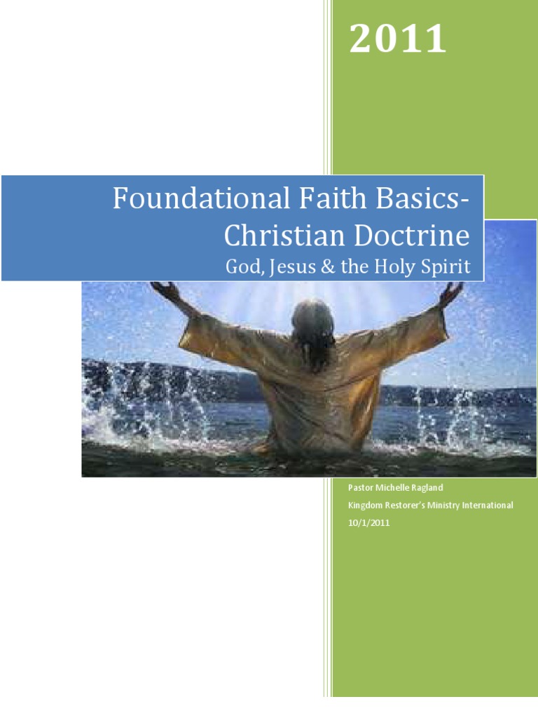 Foundational Faith Basics | PDF | Trinity | Gospel Of Matthew